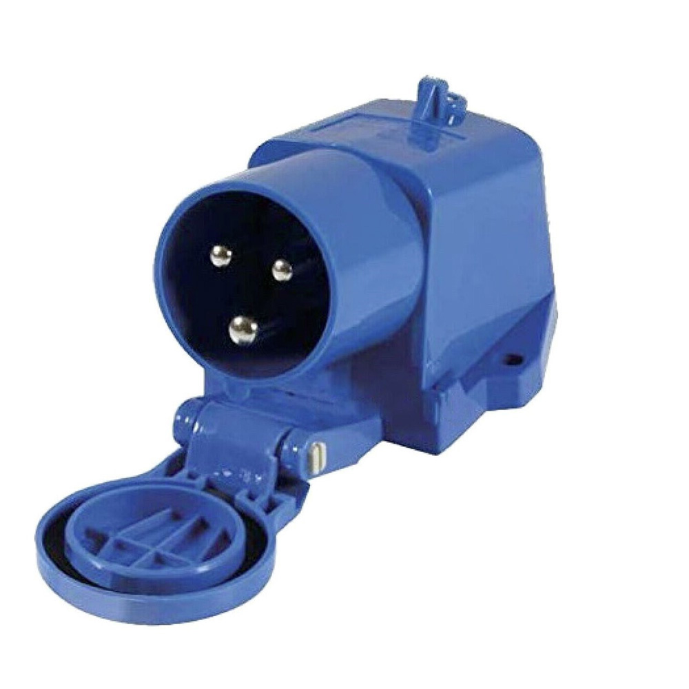 Surface Mounted Mains Inlet - Male - Marine Super Store