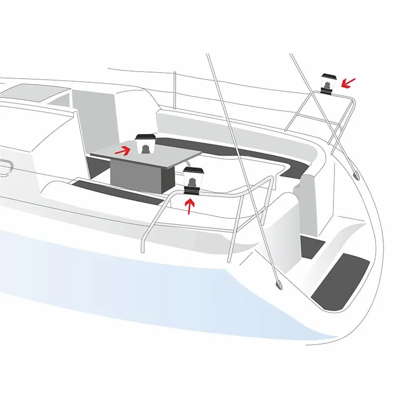 Nuova Rade Solar Powered Marine Light