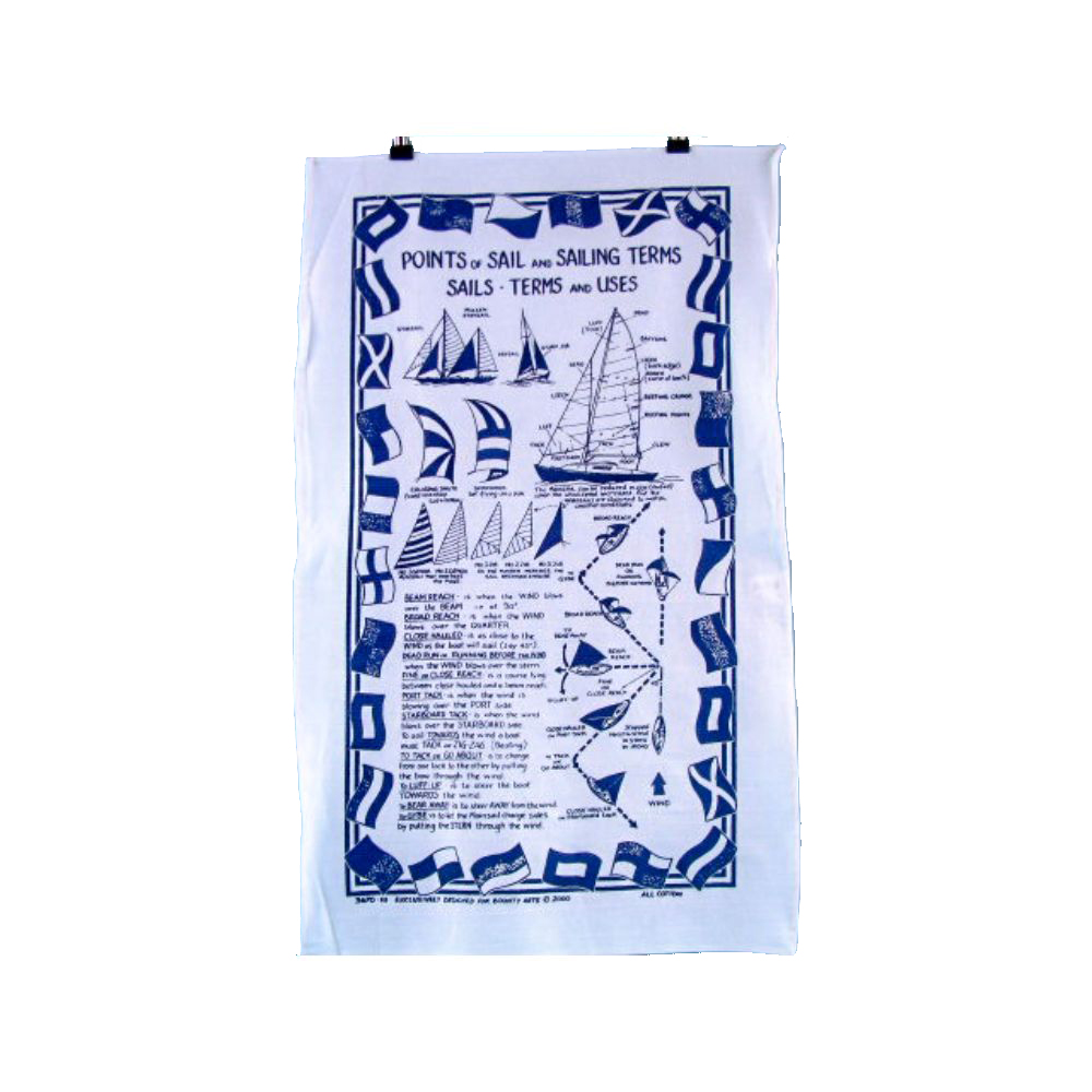 Galley Cloth/Tea Towel - Points of Sail
