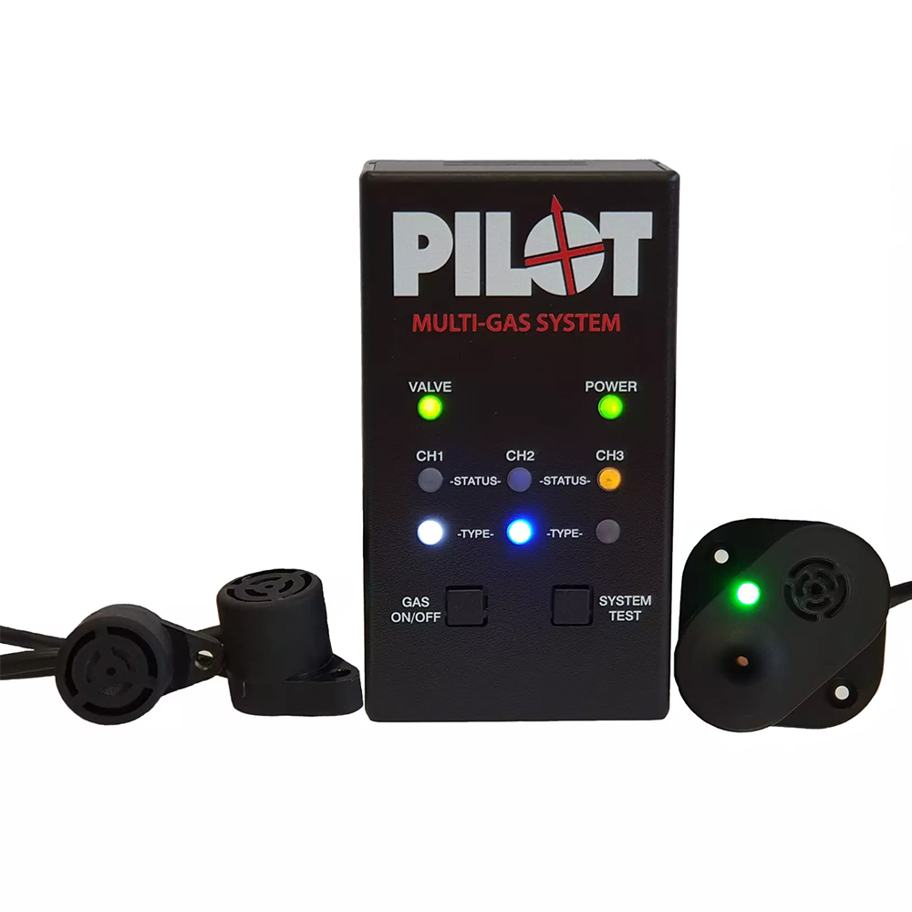 Pilot Multi Channel Gas Alarm for LPG and Carbon Monoxide (CO)