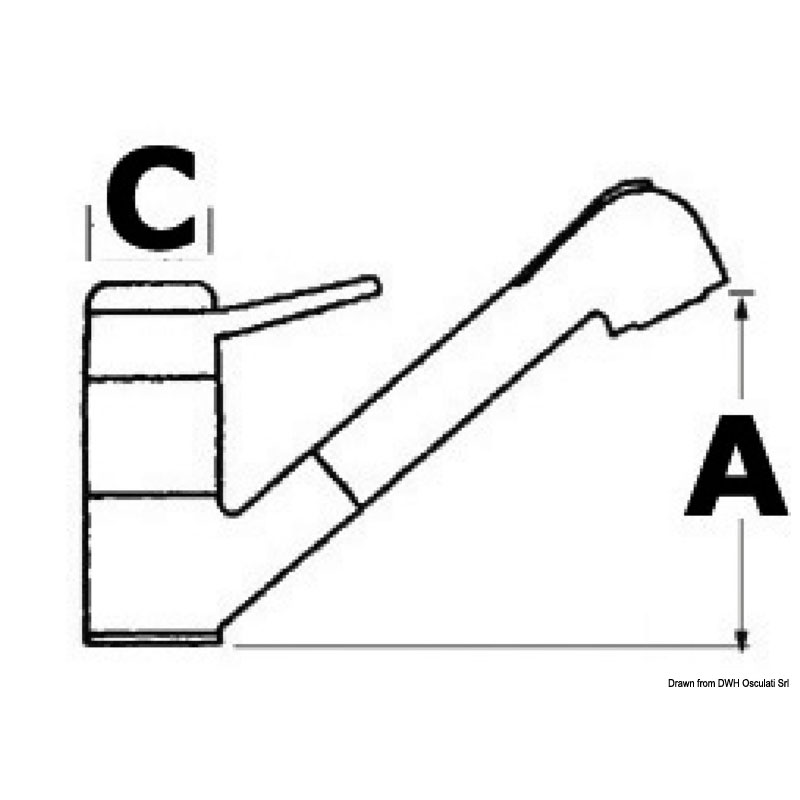 Olivia Single-Control Combined Tap + Removable Shower