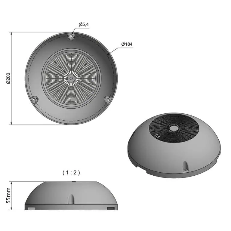 Roca Marine Spare Cover For Ventilator