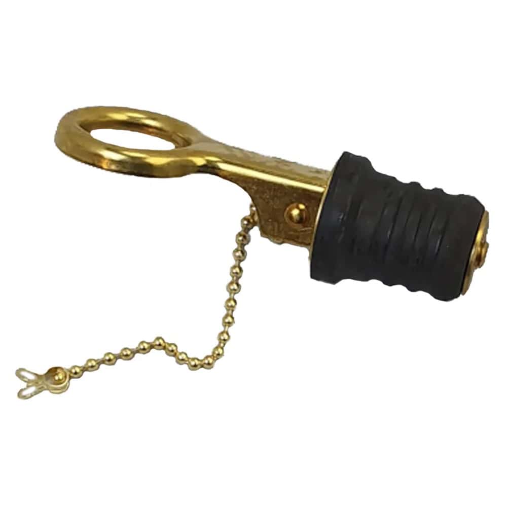 Transom Drain Plug Brass & Stainless