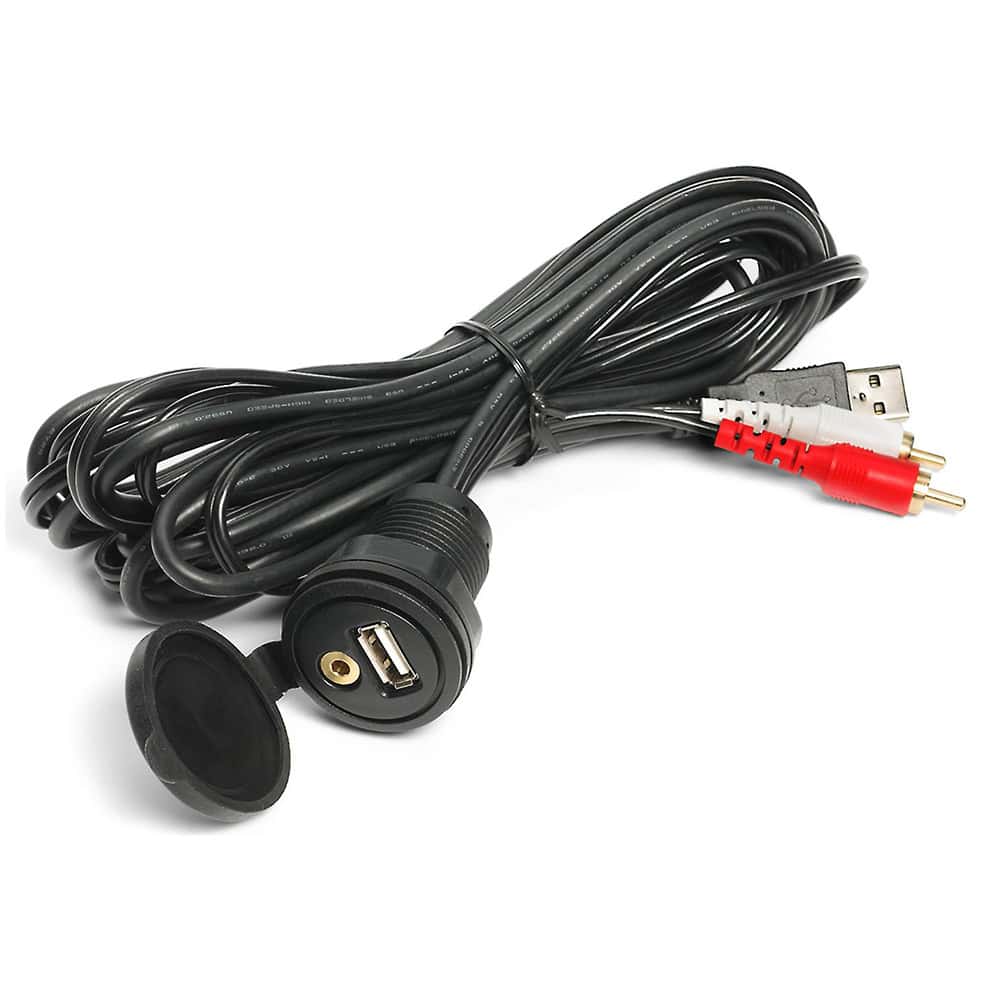 Aquatic AV USB and Auxiliary Input Plate