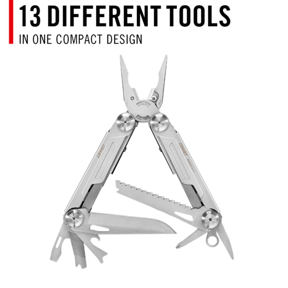 Coast Stainless Steel 'Mackenzie' Multi-tool with 13 tools