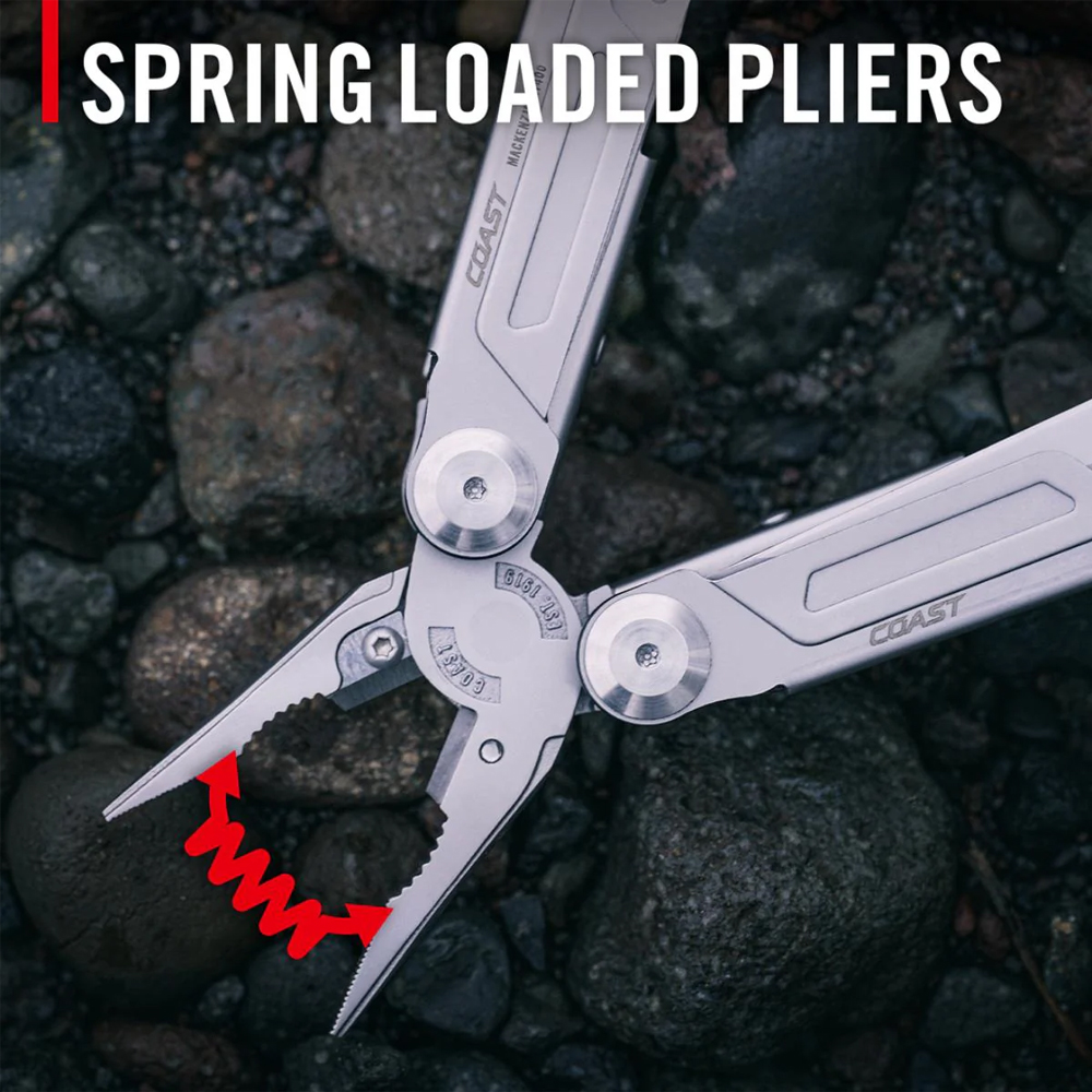Coast Stainless Steel 'Mackenzie' Multi-tool with 13 tools