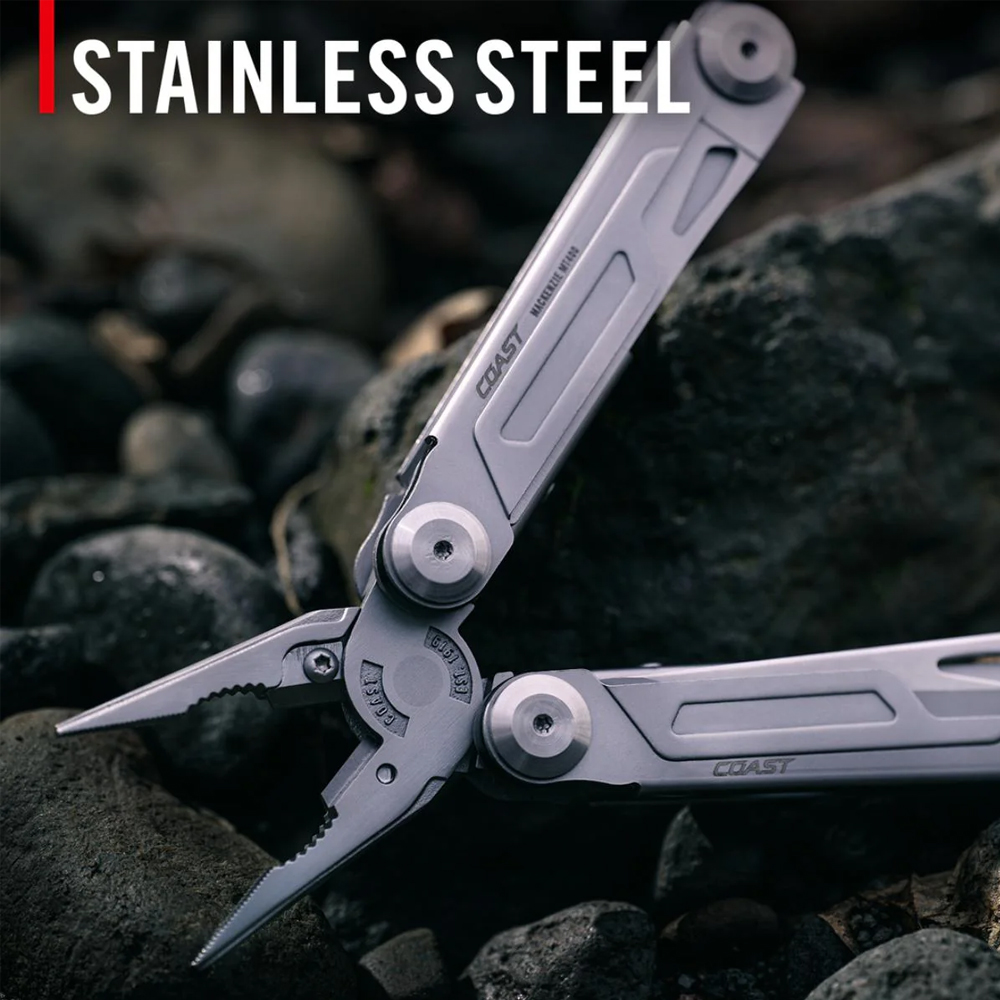 Coast Stainless Steel 'Mackenzie' Multi-tool with 13 tools